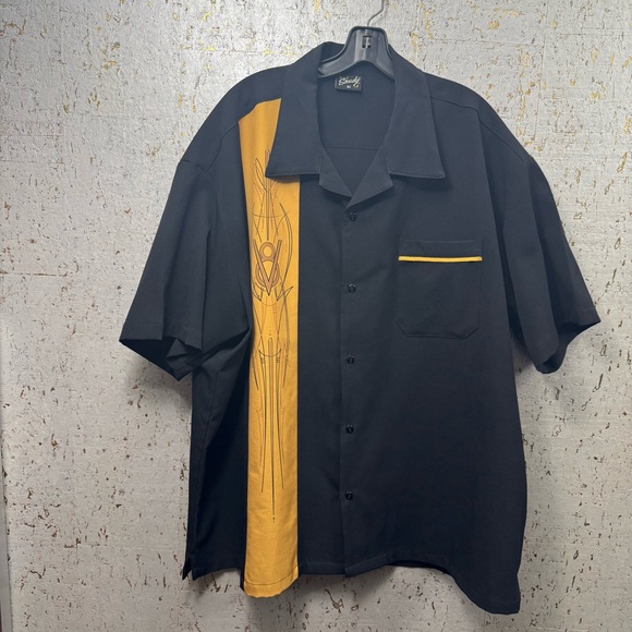 Steady | Shirts | Vintage Classic Mens 95s Pinstriped Style Bowling ...